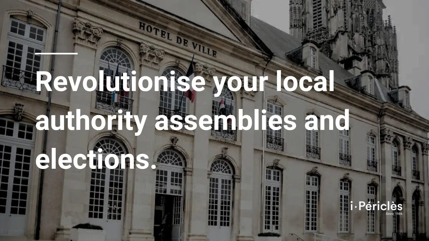 Electronic voting for local authorities - i-Périclès